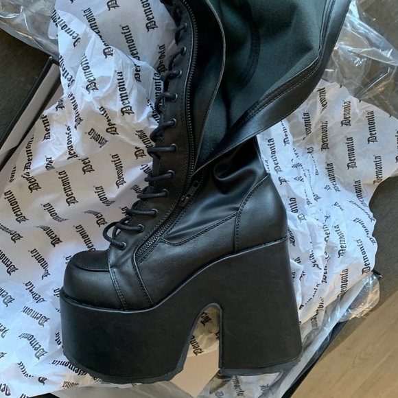 Demonia | Shoes | Camel30 | Poshmark